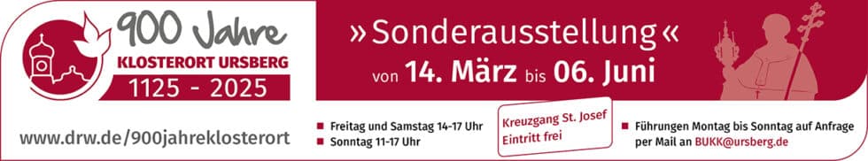 900 Jahre Klosterort Ursberg Sonderausstellung | St. Josefskongregation ...